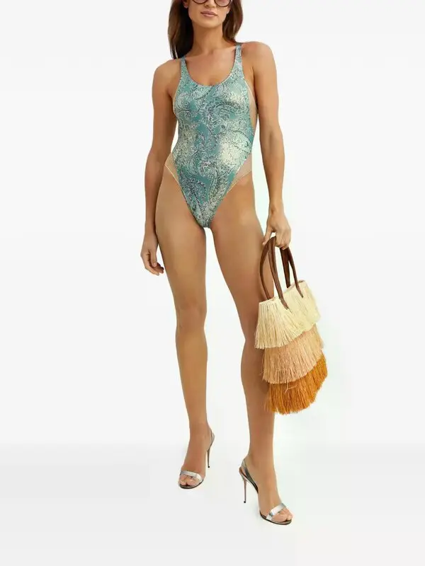 DEL MAAR Alaya Paisley-print Swimsuit