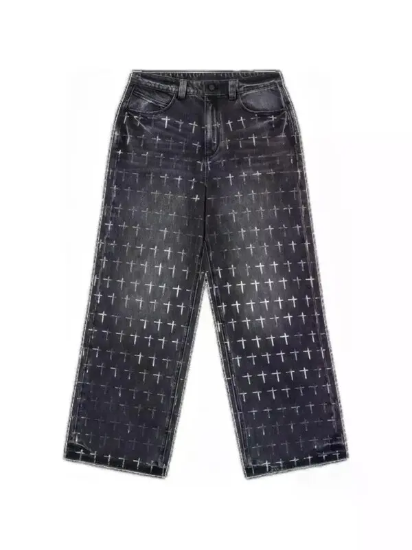 RtA Franco Cross-print Jeans