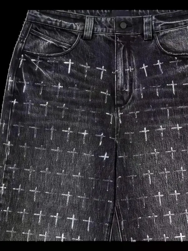 RtA Franco Cross-print Jeans