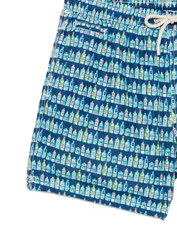 MC2 SAINT BARTH Bottle Print Swim Shorts