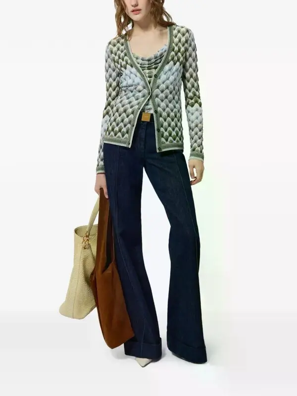 Missoni Geometric Pattern V-neck Cardigan