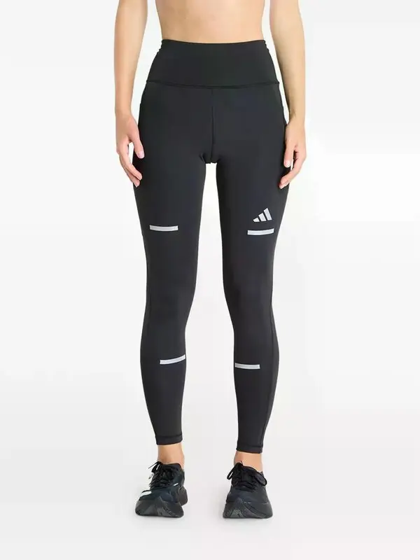 Adidas Reflective Detail Logo-print Trousers