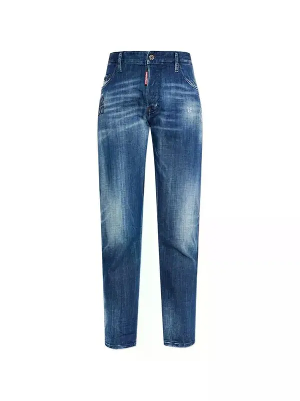 Dsquared2 Faded Effect Distressed Jeans