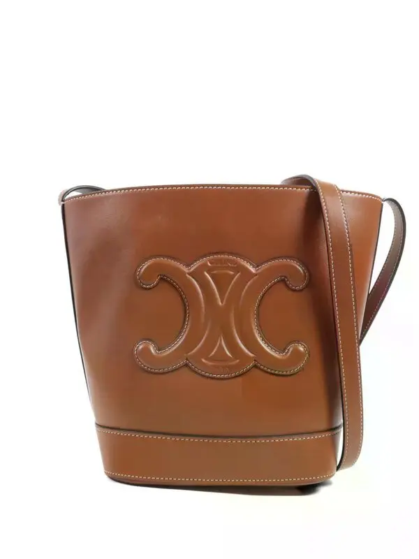 Celine Cuir Triomphe Bucket Bag