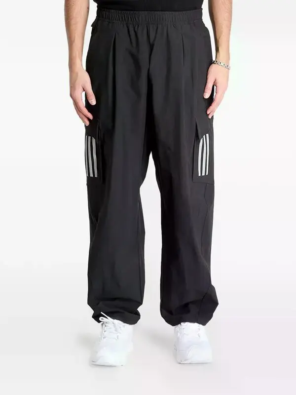 Adidas X Mercedes Amg Petronas Formula One Team 3-stripe Cargo Pants - Black
