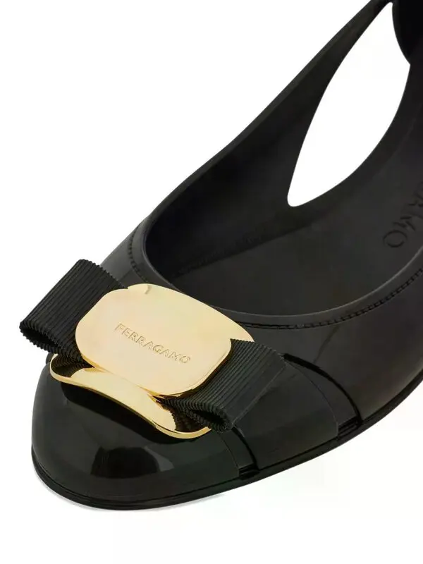 FERRAGAMO Nara Cut-out Ballet Flats