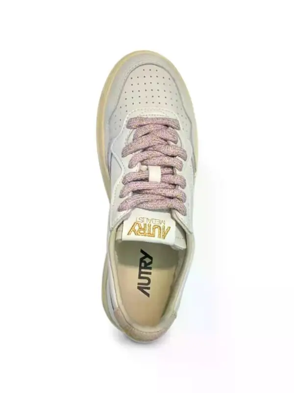 AUTRY Medalist Perforated Leather Sneakers