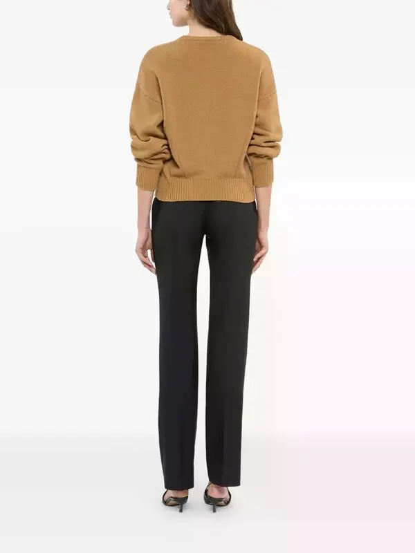 Another Tomorrow Darted Cashmere Sweater