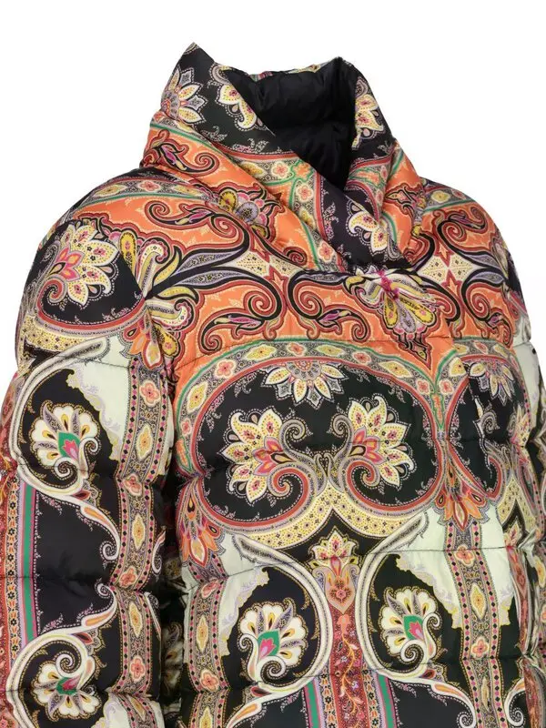 Etro Paisley-print Puffer Coat