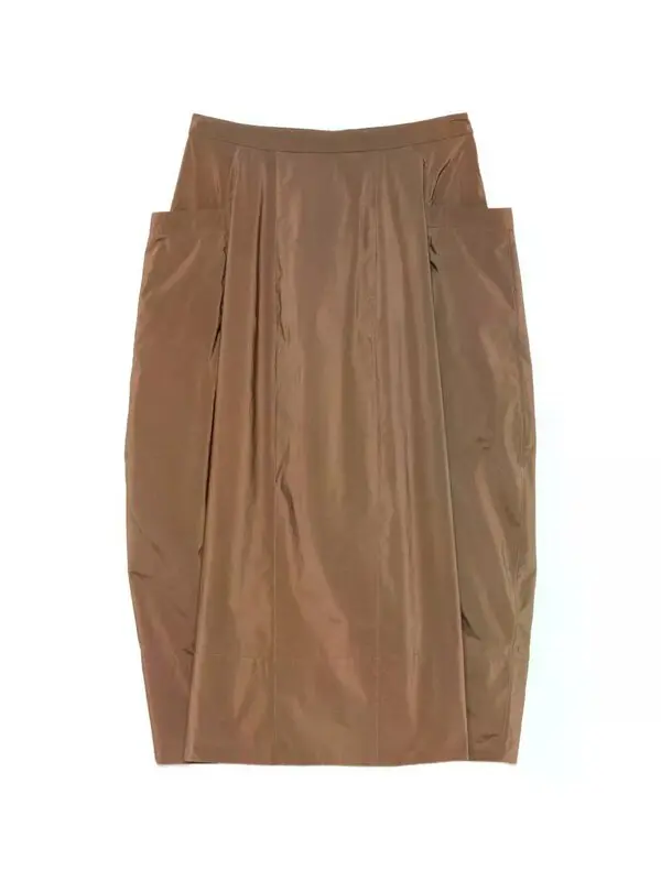 Tibi Lantern Midi Skirt