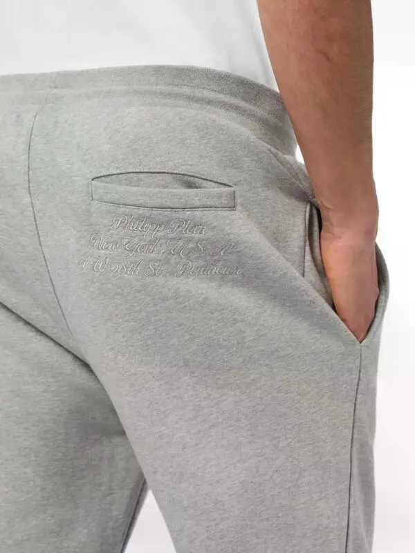 Philipp Plein Lettering-embroidered Track Pants