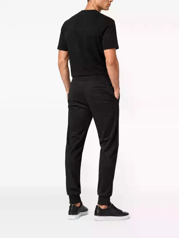 Philipp Plein Lettering-embroidered Track Pants - Grey