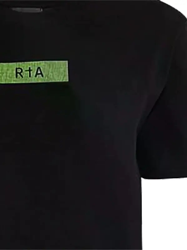 RtA Logo-print T-shirt - Black