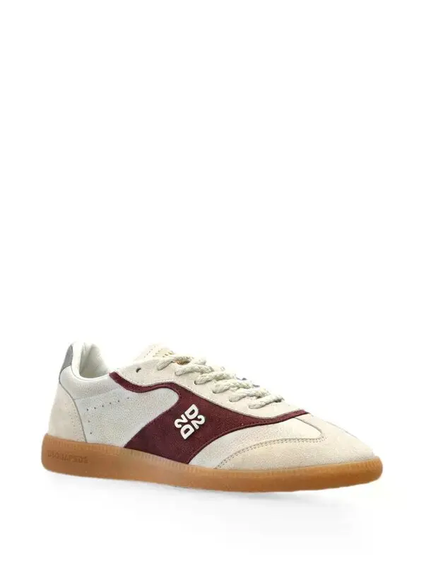 Dsquared2 Logo Plaque Panelled Sneakers - Neutrals