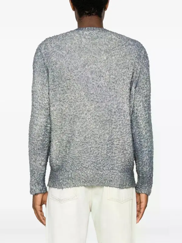 Avant Toi Bouclé-knit Crew-neck Sweater
