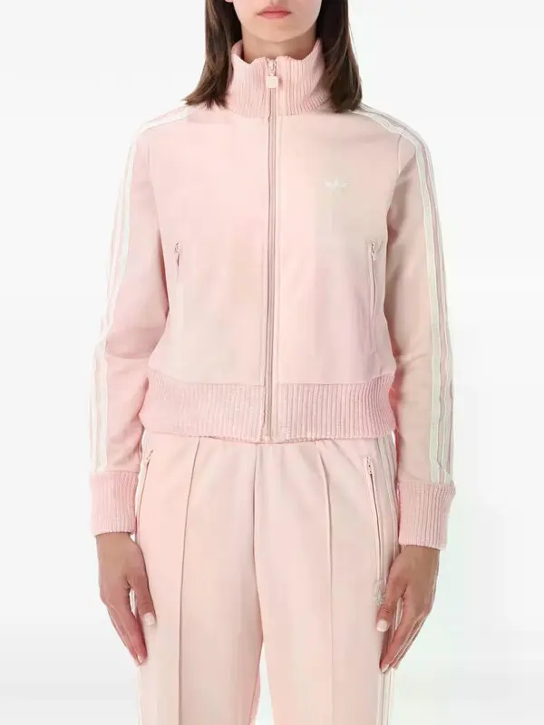 Adidas Side-stripe Logo-embroidered Jacket