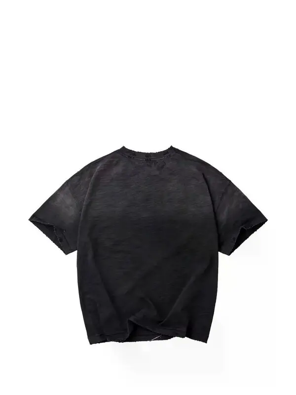 VALE FOREVER 8 Ball Distressed T-shirt - Black