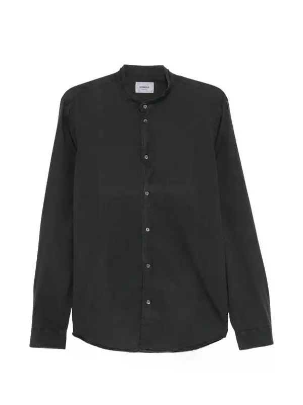 DONDUP Mandarin-collar Long-sleeve Shirt