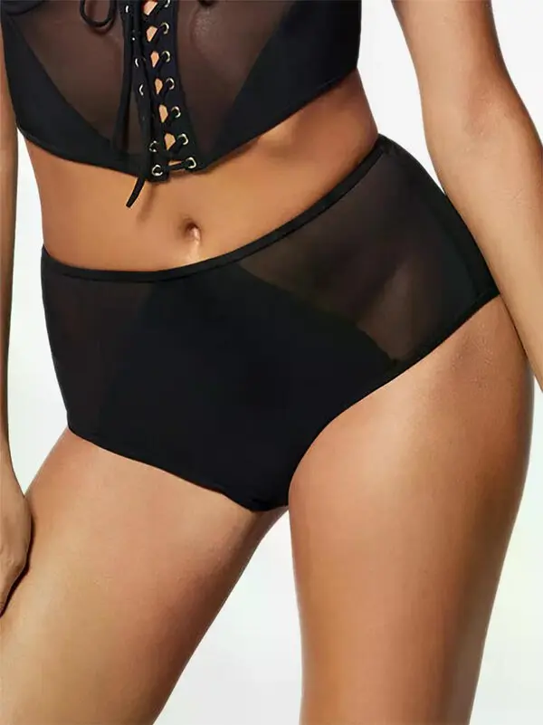Kiki De Montparnasse Peep Show Panelled Bikini - Black