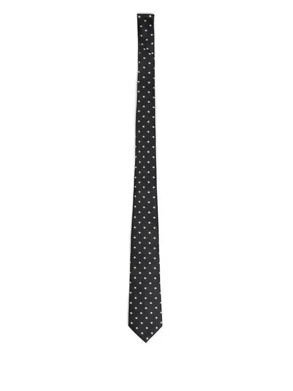 Yohji Yamamoto Silk Tie - Black