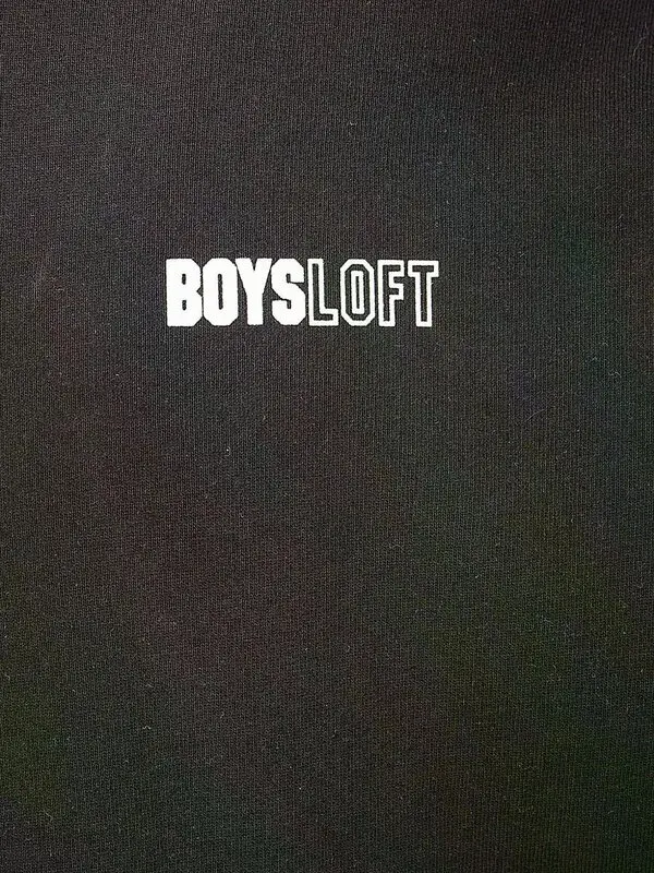 BOYSLOFT Logo Print Zip-up Hoodie