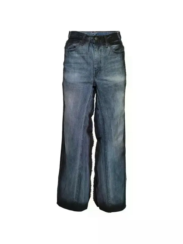 PROTOTYPES Sprayed-effect Jeans - Blue