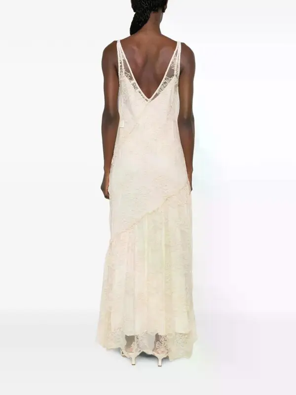 RAME Floral-lace V-neck Maxi Dress