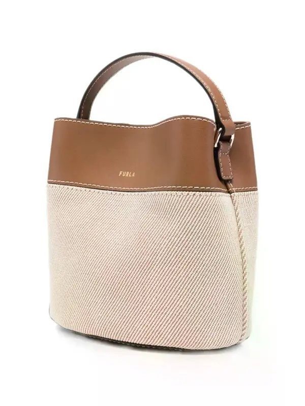 Furla Leather-trim Bucket Bag
