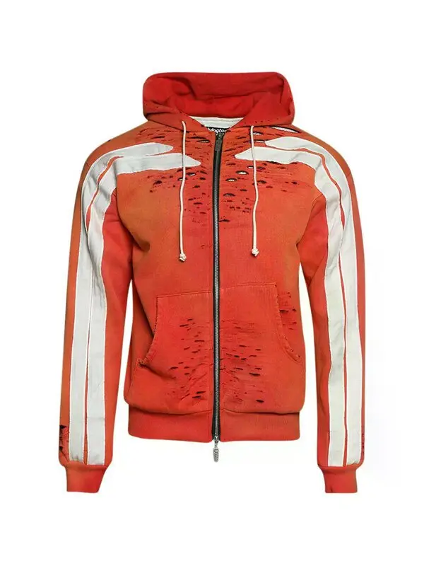 RIVINGTON ROI REBIS Apocrypha Pious Distressed Hoodie