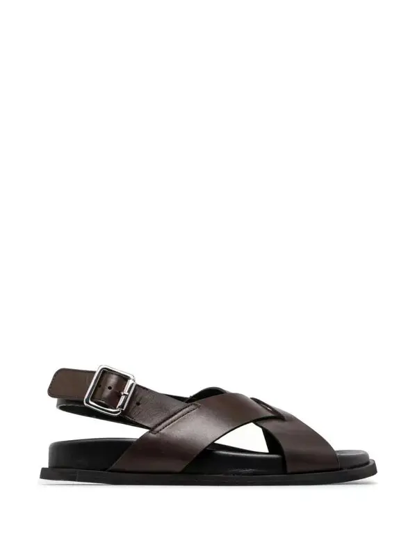 GUGLIELMO ROTTA Buckle-fastening Crossover-strap Sandals