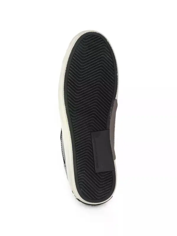 CRIME LONDON Distressed Panelled Sneakers