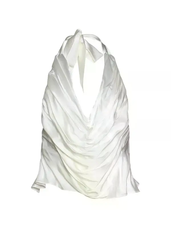 DI PETSA Lunar Draped Halterneck Top