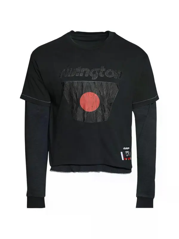 RIVINGTON ROI REBIS Philemon Long-sleeve T-shirt - Black