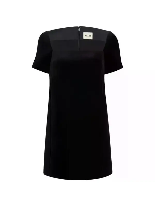 Khaite Benji Velvet Dress - Black