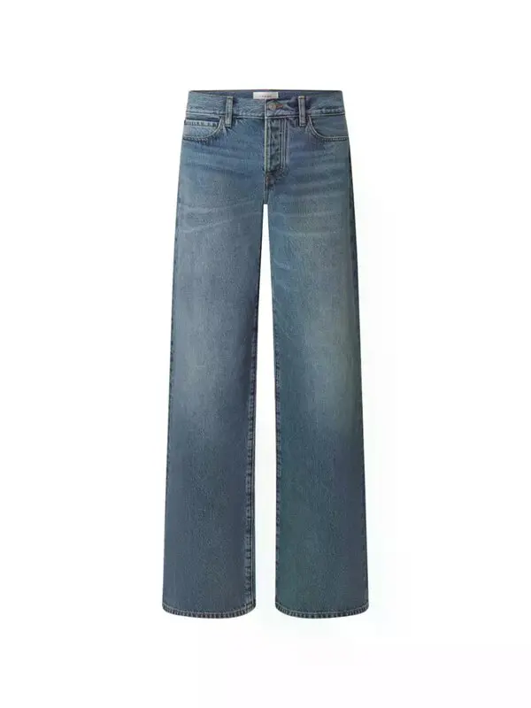 FRAME The Leo Wide-leg Jeans - Blue