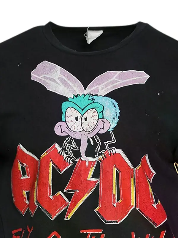 MadeWorn Ac/dc Trapped Like A Fly On The Wall Graphic Tee