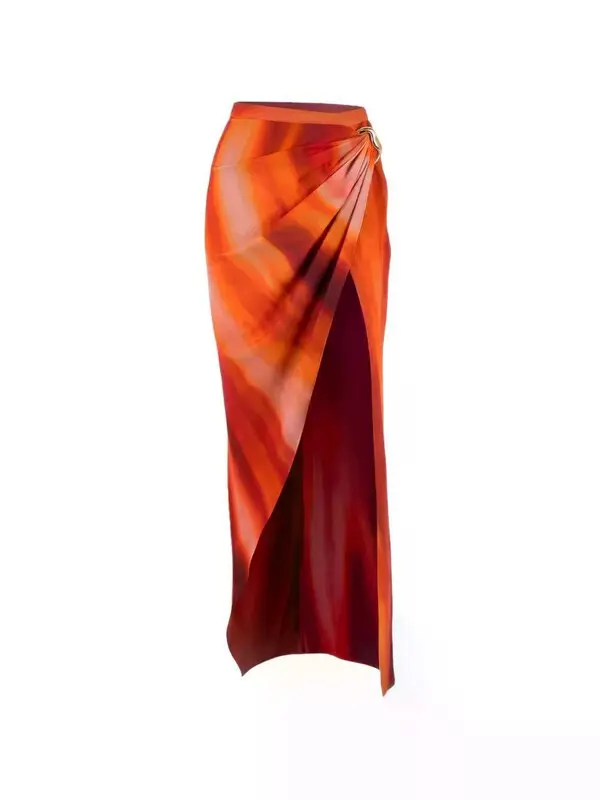 LAQUAN SMITH Draped Maxi Skirt