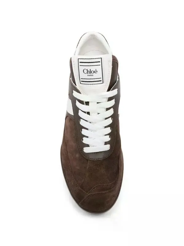 Chloé Suede Panelled Sneakers