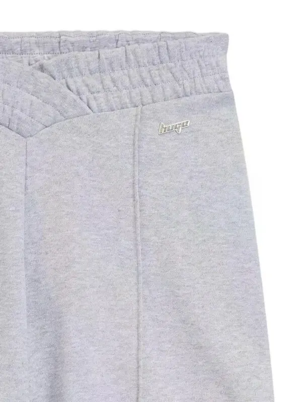 Hugo Logo Plaque Wide-leg Track Pants