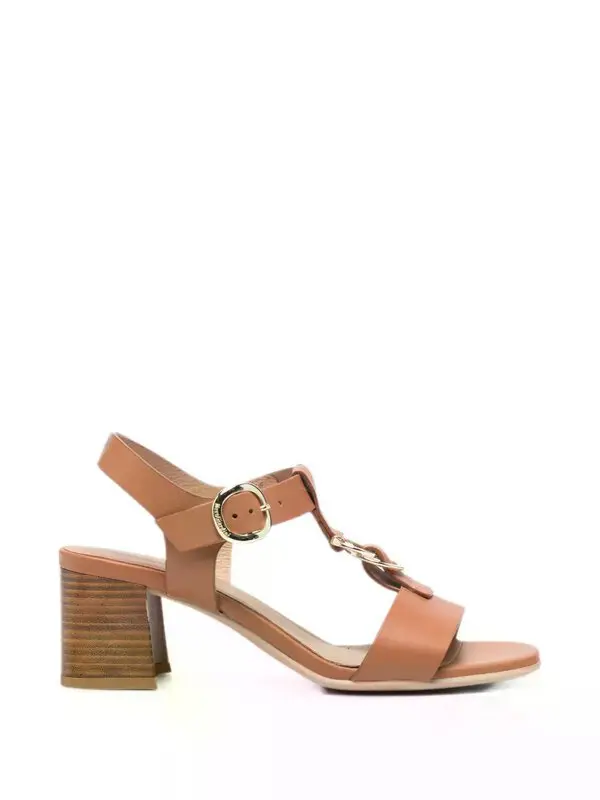 NEROGIARDINI Buckle-fastening Leather Sandals