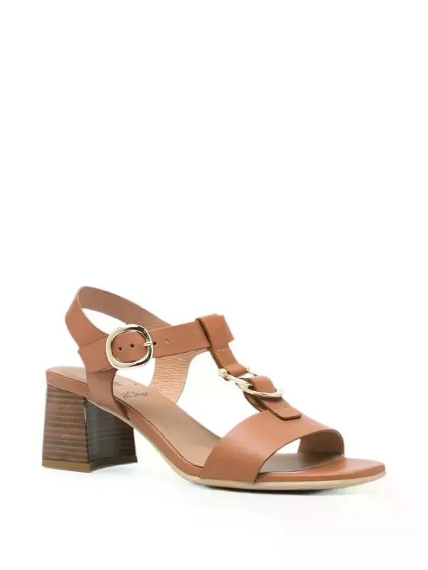 NEROGIARDINI Buckle-fastening Leather Sandals