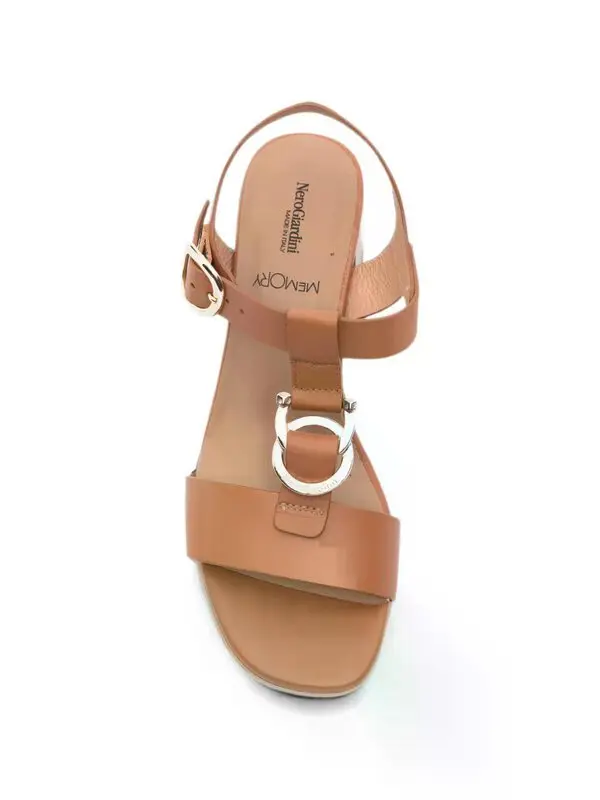 NEROGIARDINI Buckle-fastening Leather Sandals