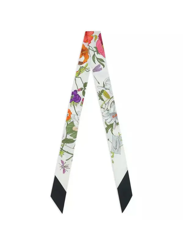 Gucci Floral-print Silk Scarf