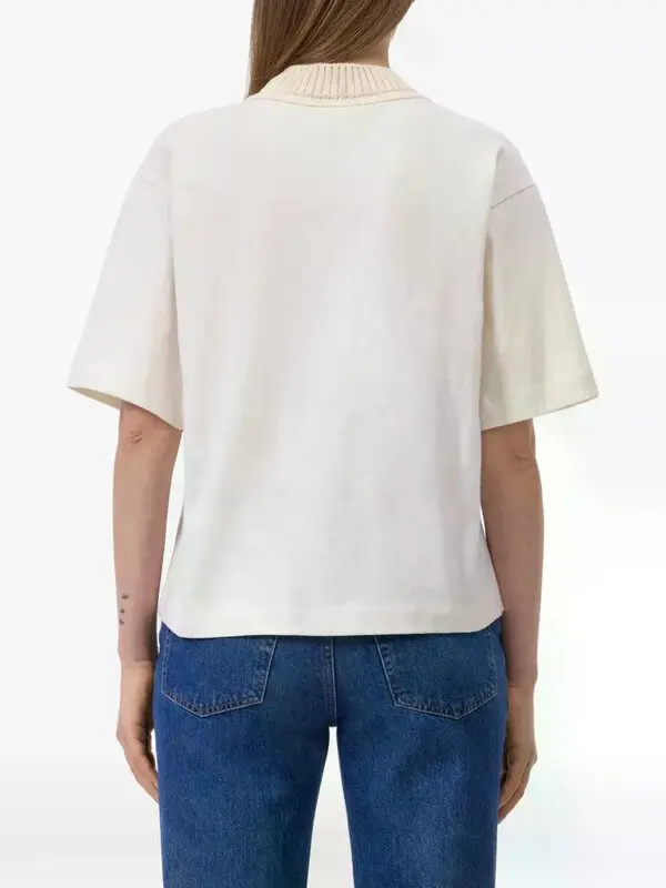 Closed Embroidered Logo T-shirt