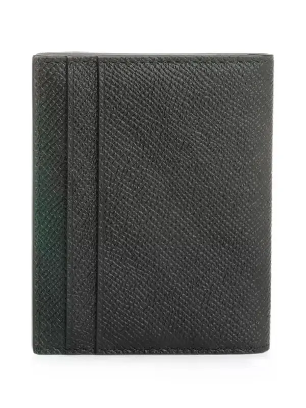 FERRAGAMO Gancini-plaque Leather Card Holder