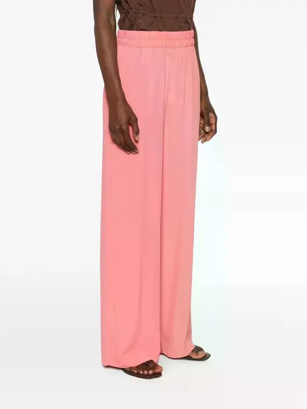 CARLA G. Elasticated-waistband Wide-leg Trousers