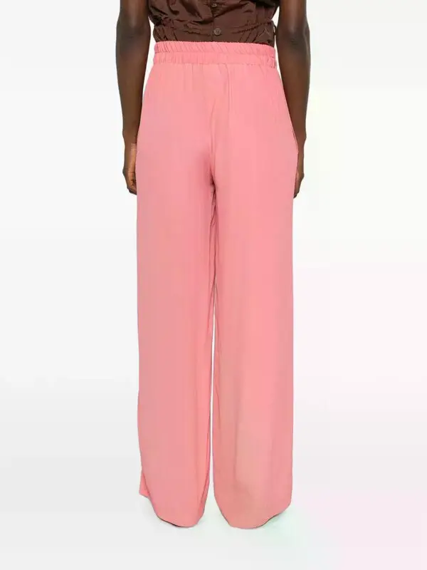 CARLA G. Elasticated-waistband Wide-leg Trousers