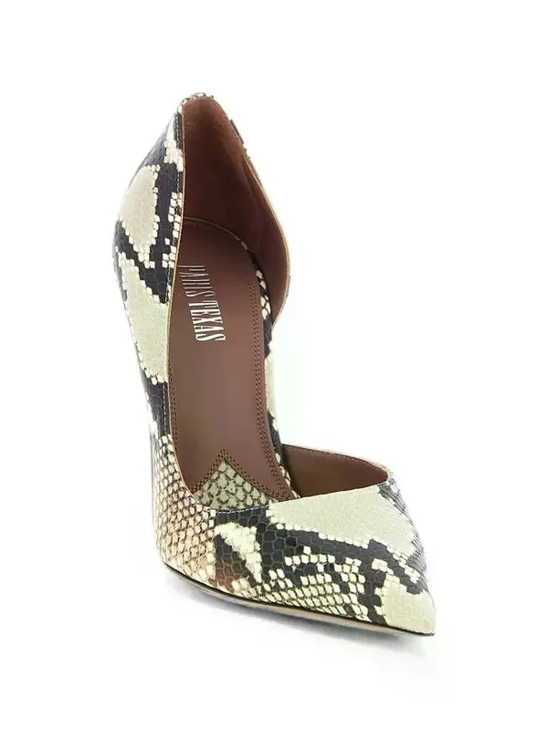 Paris Texas Vera Python-effect Pumps