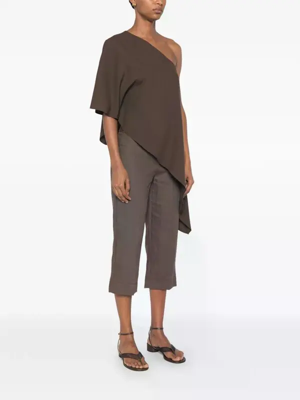 VICOLO One-shoulder Asymmetric Hem Top