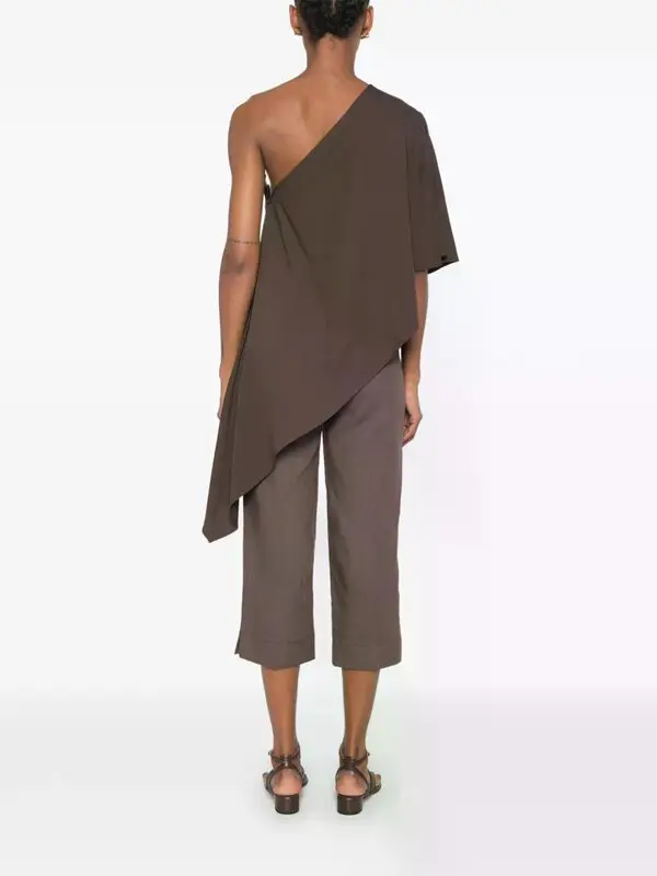 VICOLO One-shoulder Asymmetric Hem Top